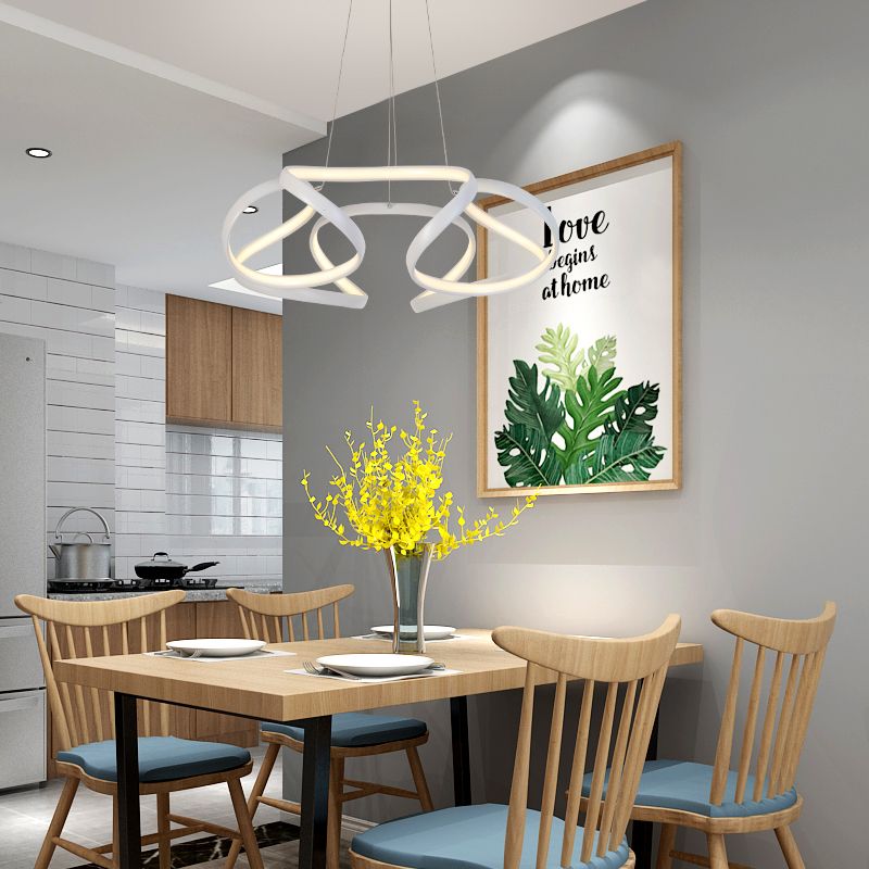 Nordic Curve LED Pendant Light – Precise Lighting