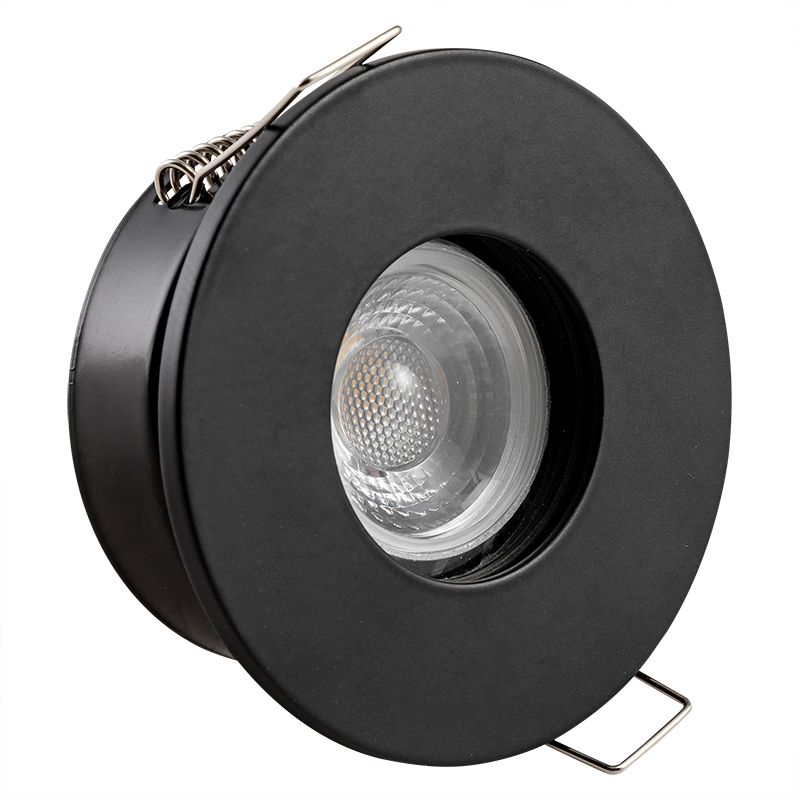 Precise Circular COB Recessed Light (PL-TD2101) Matt Black – Precise ...